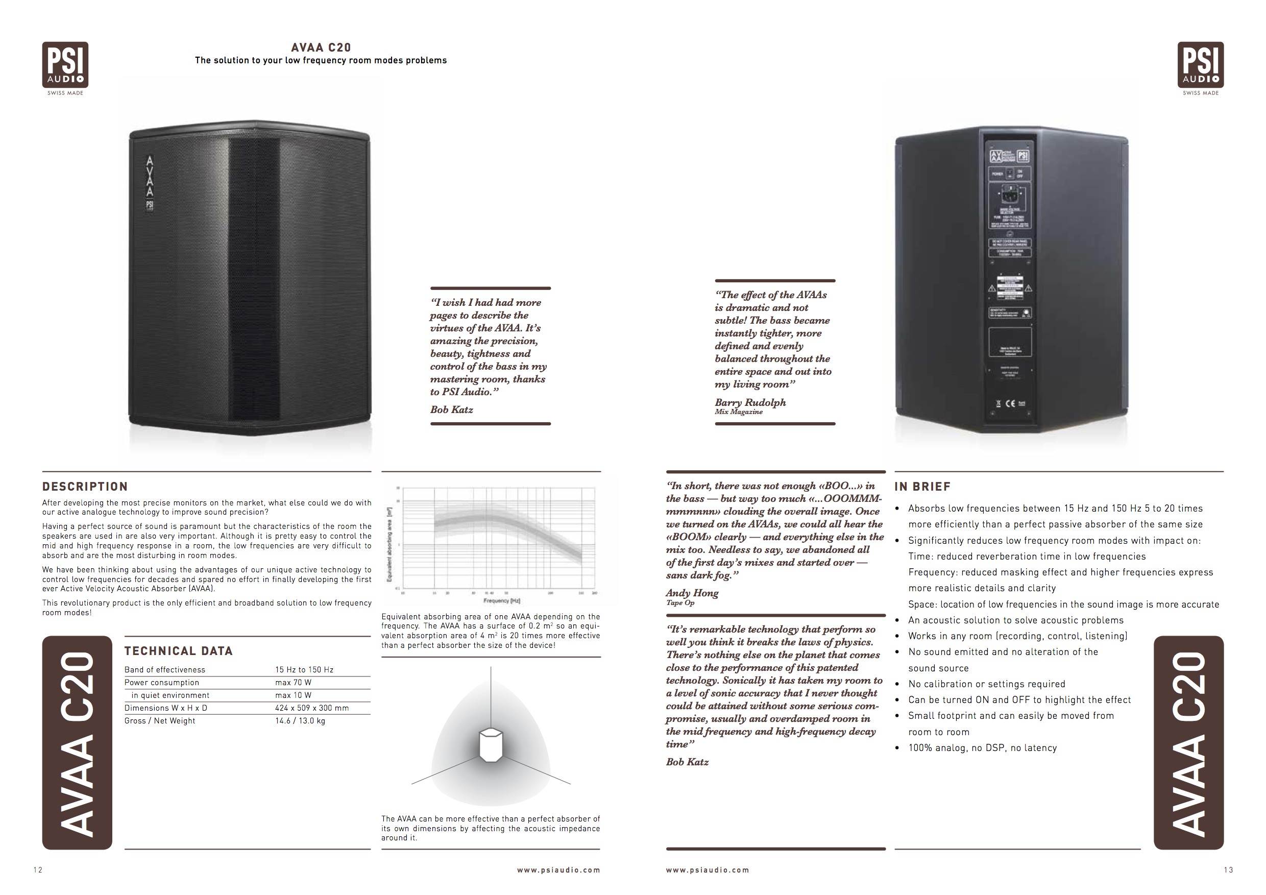 A215-M - Compact Mastering monitor - PSI Audio