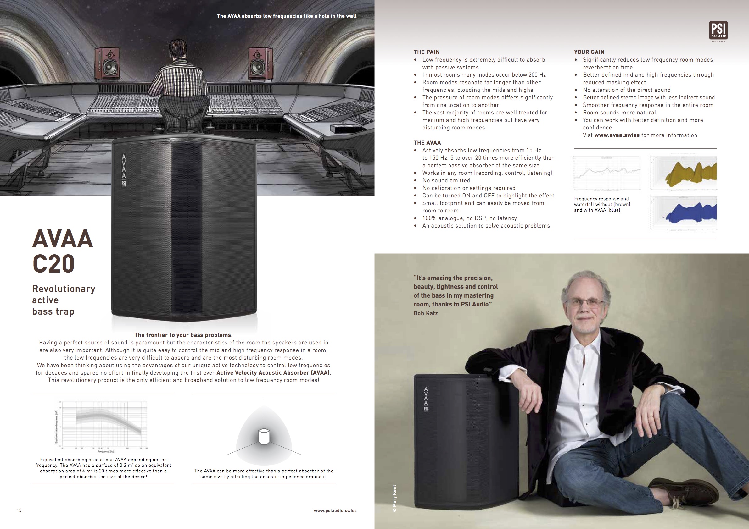 A23-M | Accurate and powerful compact 3-way studio monitor | PSI Audio