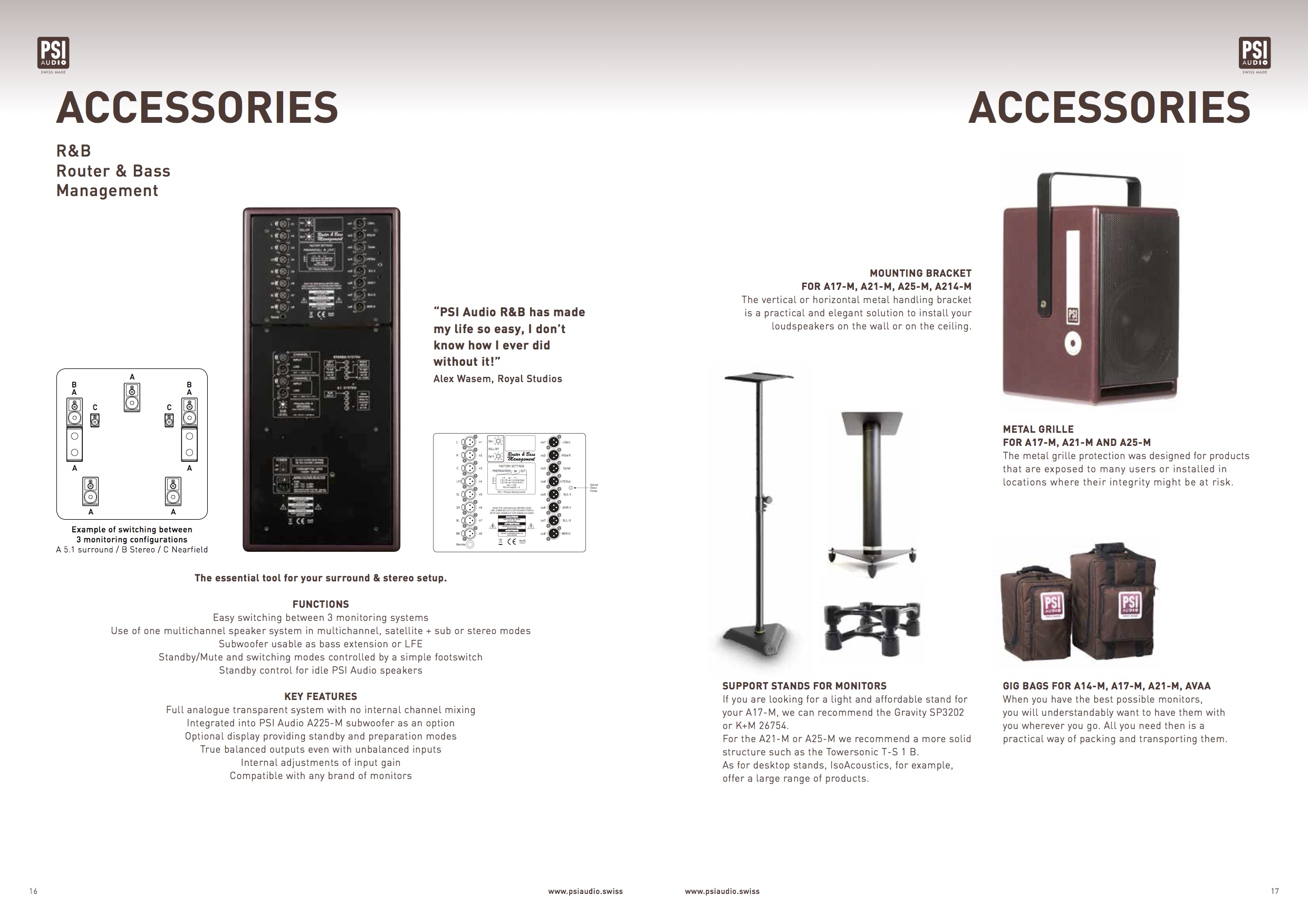 A215-M - Compact Mastering monitor - PSI Audio