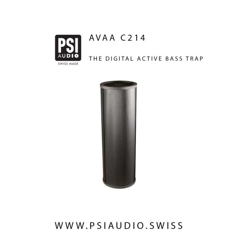 AVAA C214 - the digital active bass trap - PSI Audio