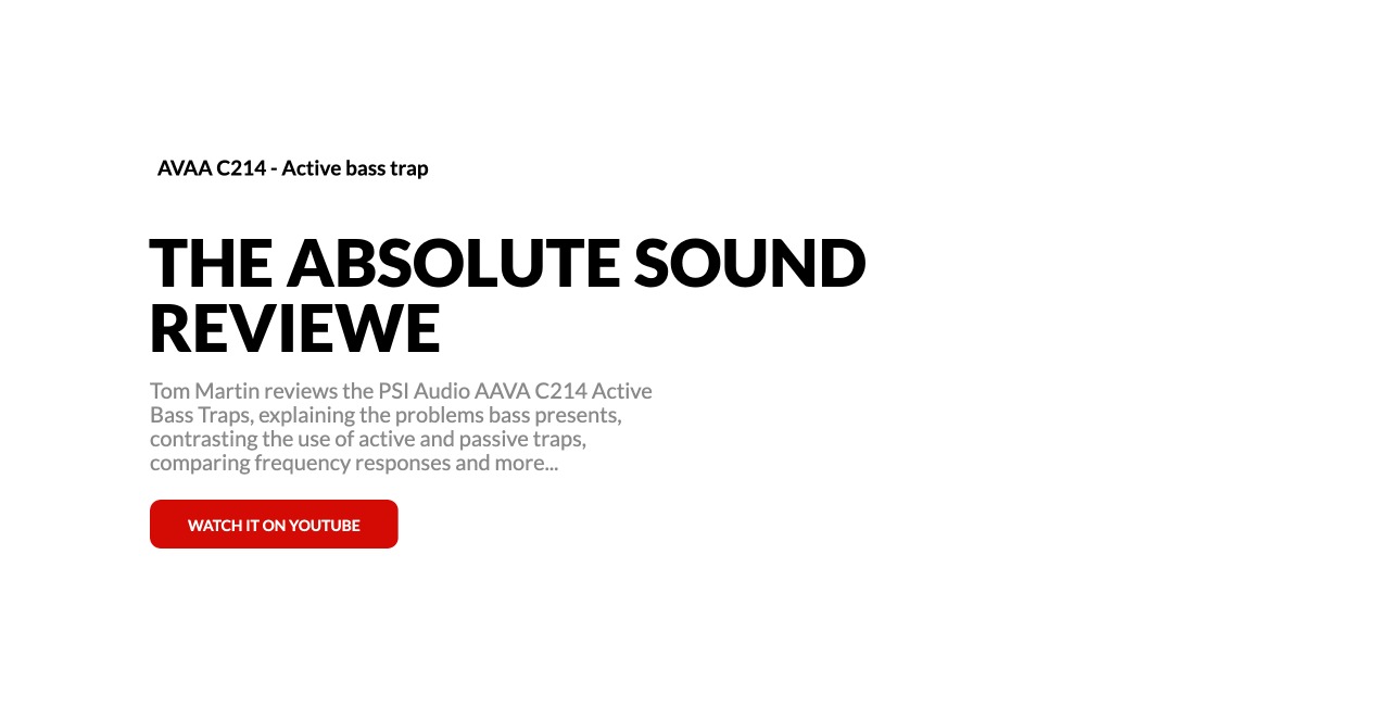 PSI Audio - Precision active studio monitors and active bass traps